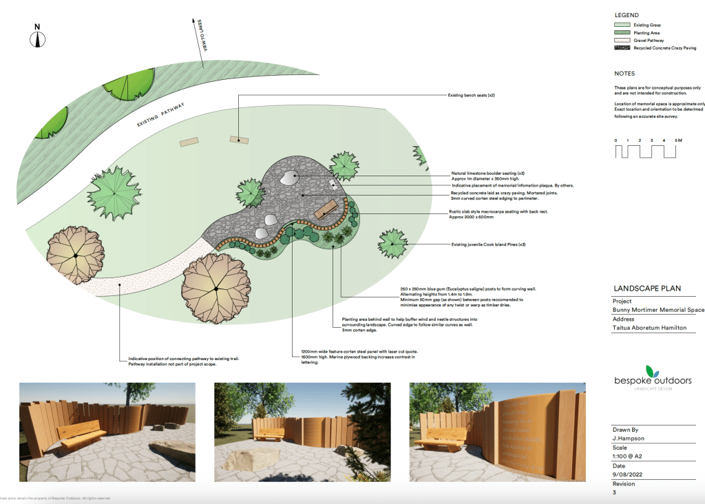 Taitua Memorial Landscape Design - XYST